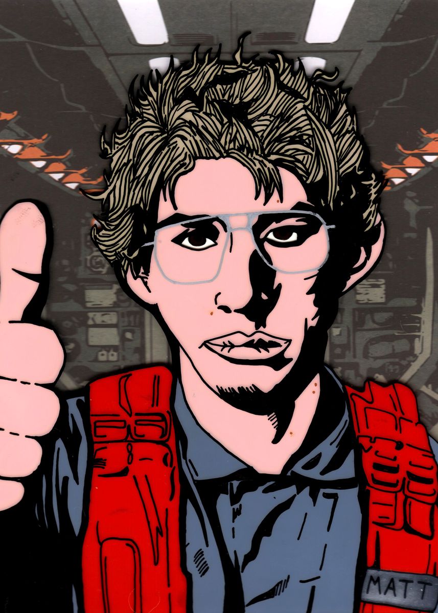 'Matt the Radar Technician' Poster by Van Bof | Displate