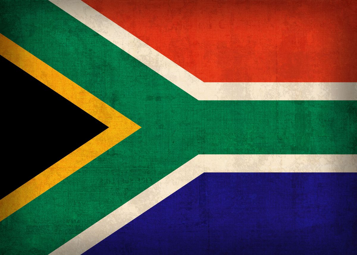 'South Africa Flag' Poster by Design Turnpike | Displate