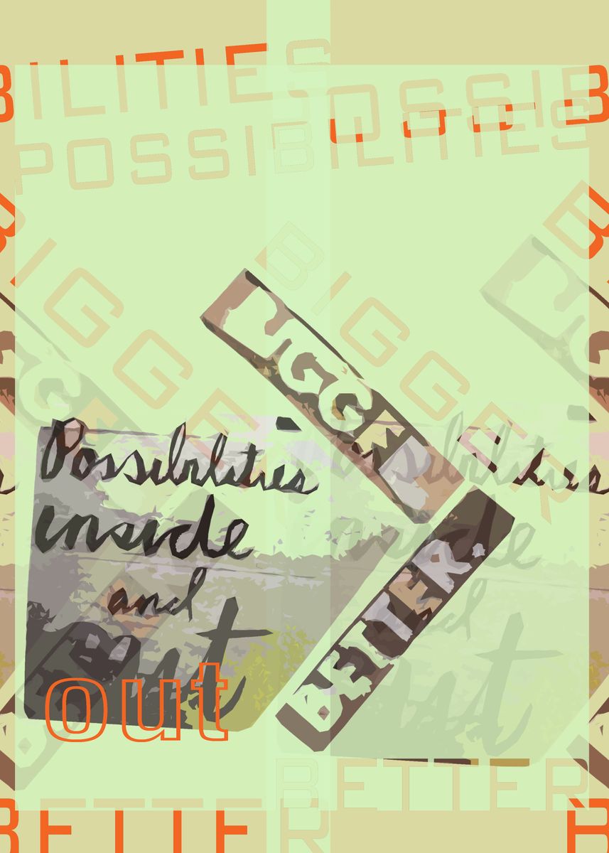 'Possibilities' Poster, picture, metal print, paint by Ramon J Butler ...