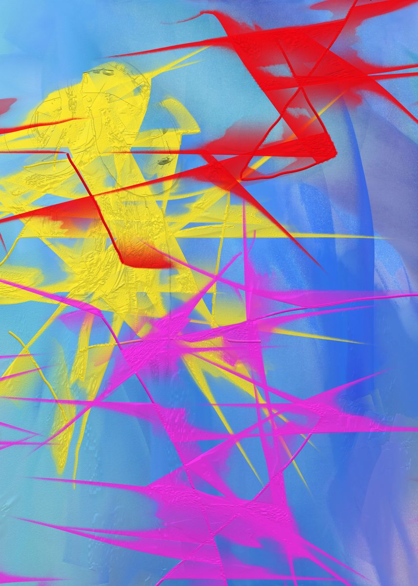 'Color splash' Poster, picture, metal print, paint by Anki Hoglund ...