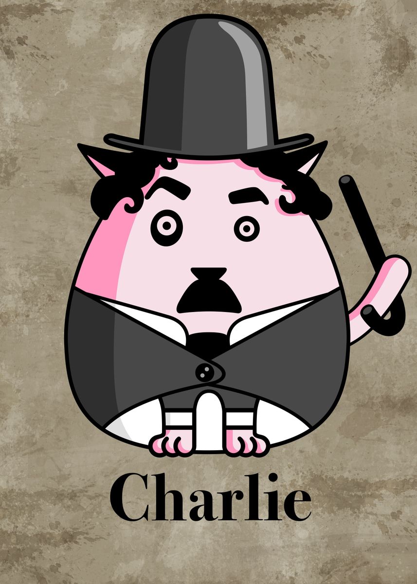 'Charlie the cat' Poster, picture, metal print, paint by Giordano Aita ...