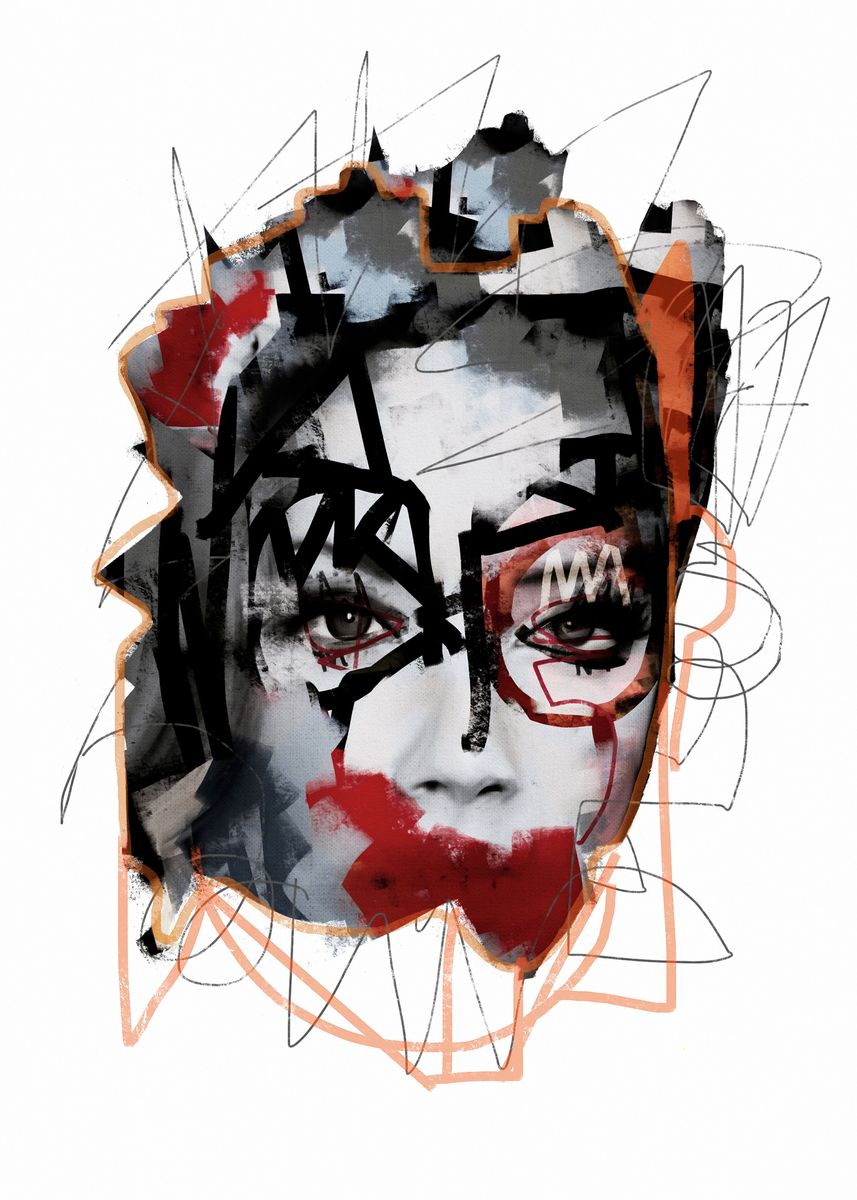 'Incomplete' Poster, picture, metal print, paint by Daniel Malta | Displate