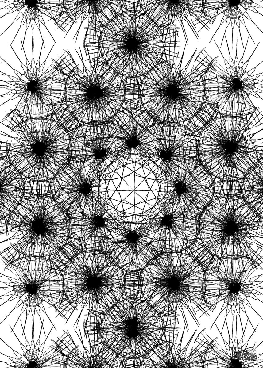 'Needles' Poster, picture, metal print, paint by Musenyo | Displate