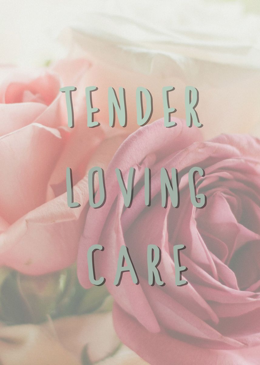 'tender loving care' Poster, picture, metal print, paint by Les ...