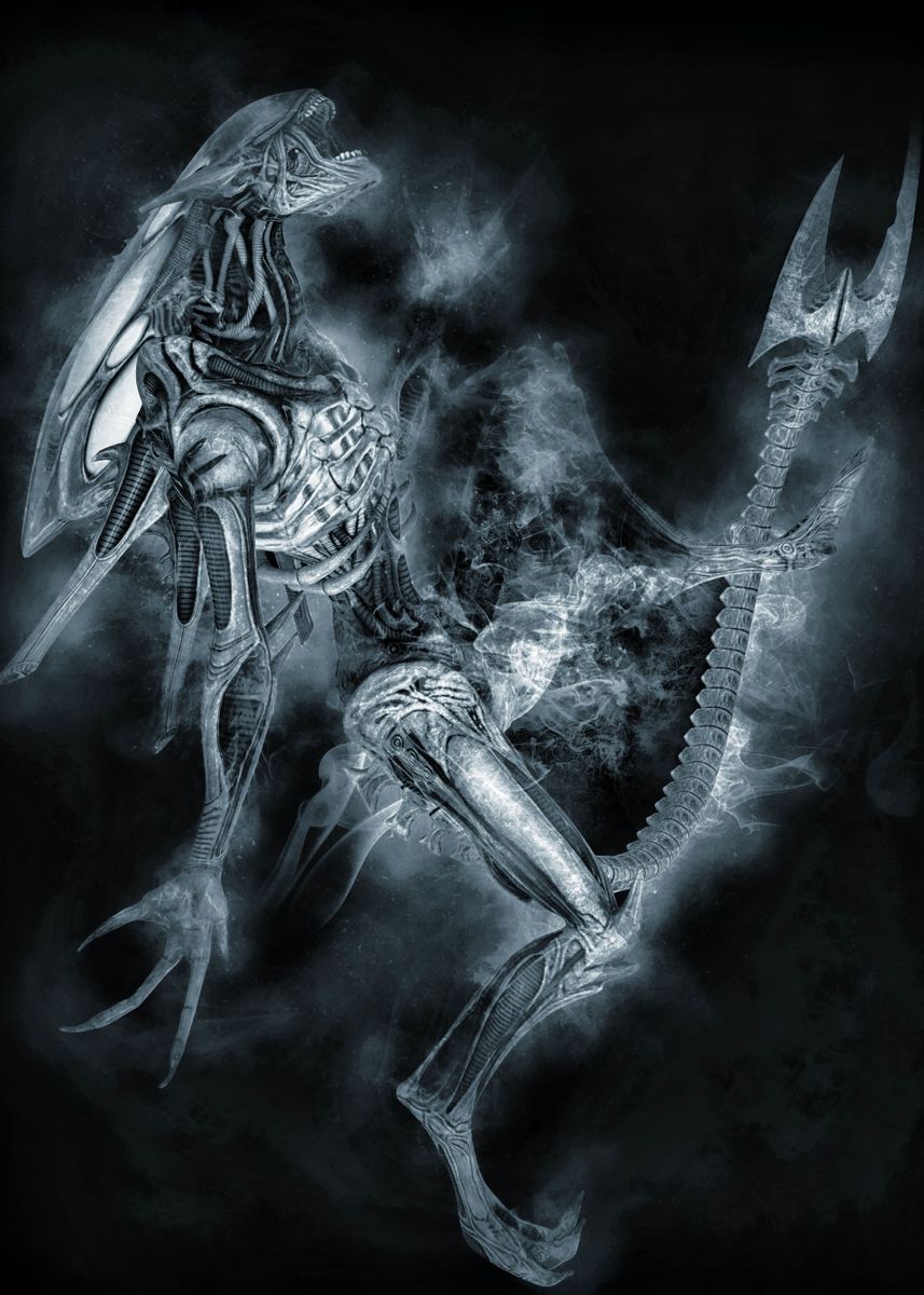 'Zenomorph:Smoked. a little play with photoshop and 3D s ... ' Poster ...