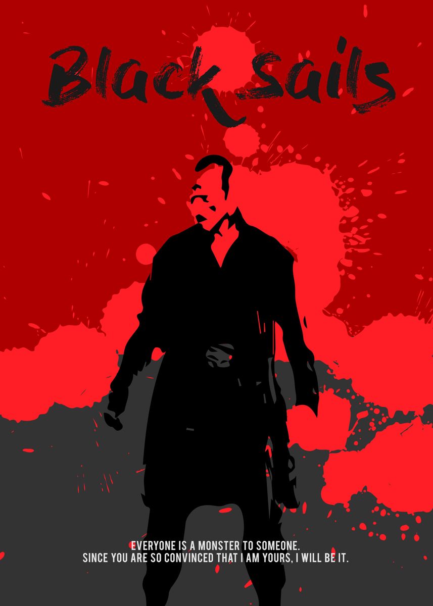 'A minimalistic and bad-ass poster for the TV show 'Blac ... ' Poster ...