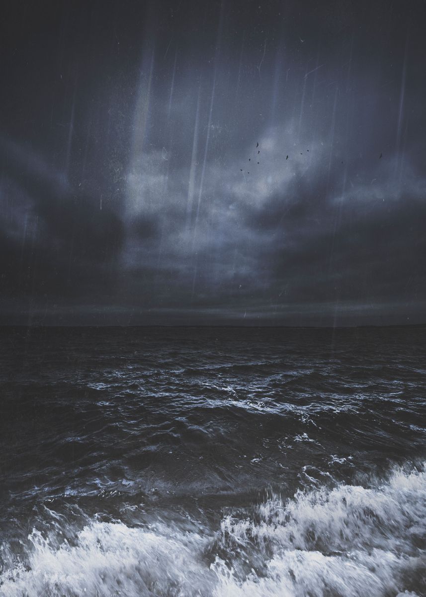 'Lost in the sea' Poster, picture, metal print, paint by Ulf Härstedt ...