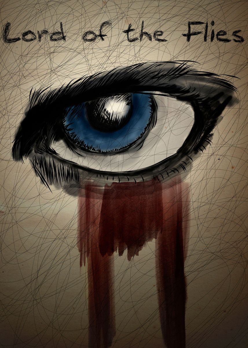 'lord of the flies' Poster, picture, metal print, paint by Red ...