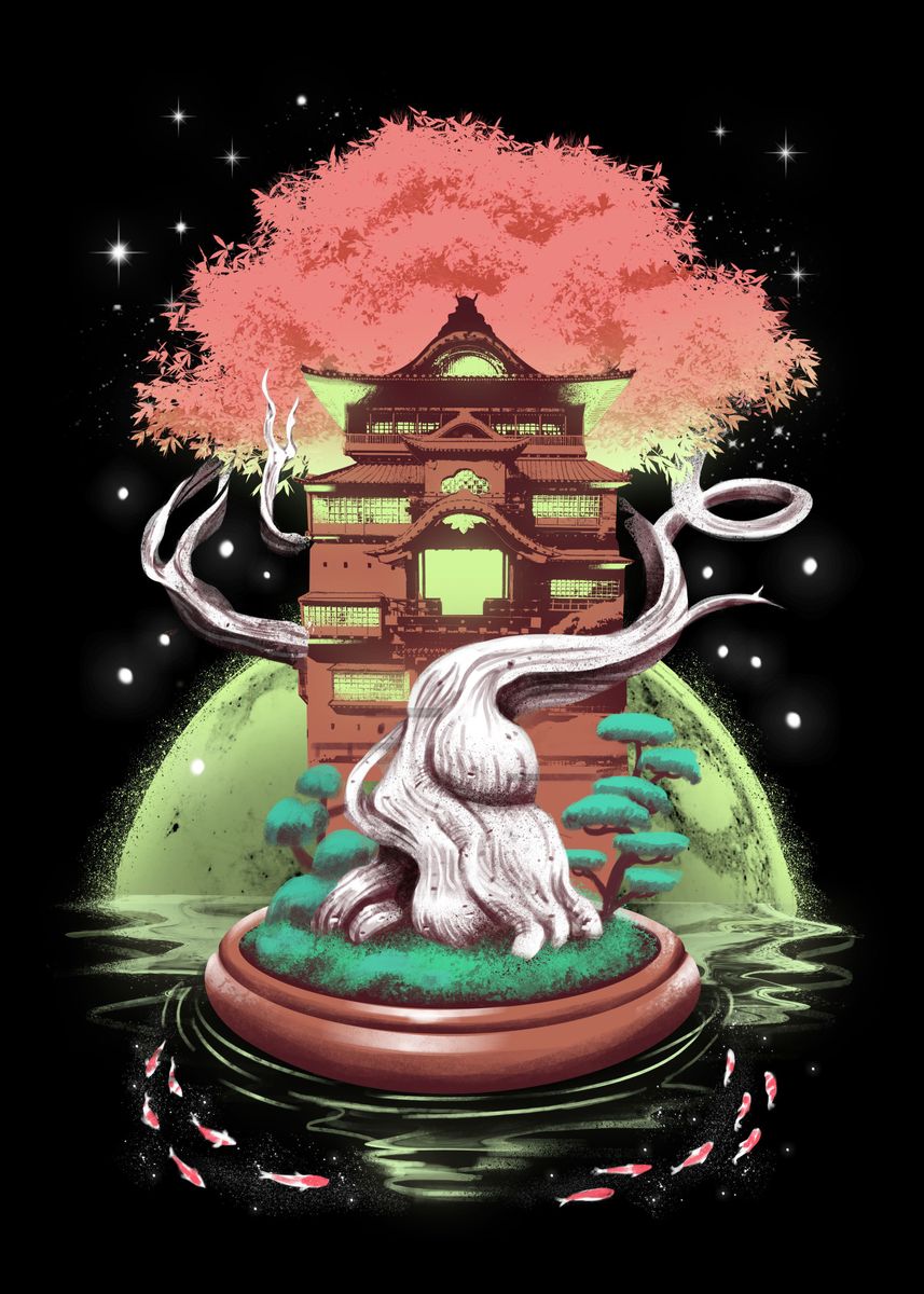 'Cosmic Bonsai Tree' Poster, picture, metal print, paint by vp trinidad ...