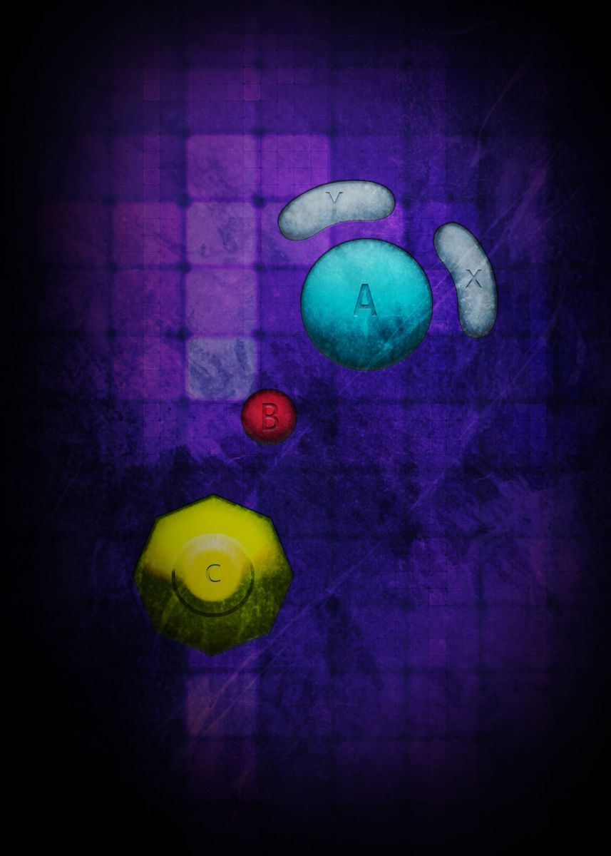 'Gamecube controller artwork' Poster, picture, metal print, paint by ...