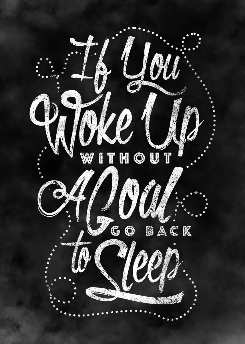 'Go Back To Sleep' Poster by Lou Patrick Mackay | Displate