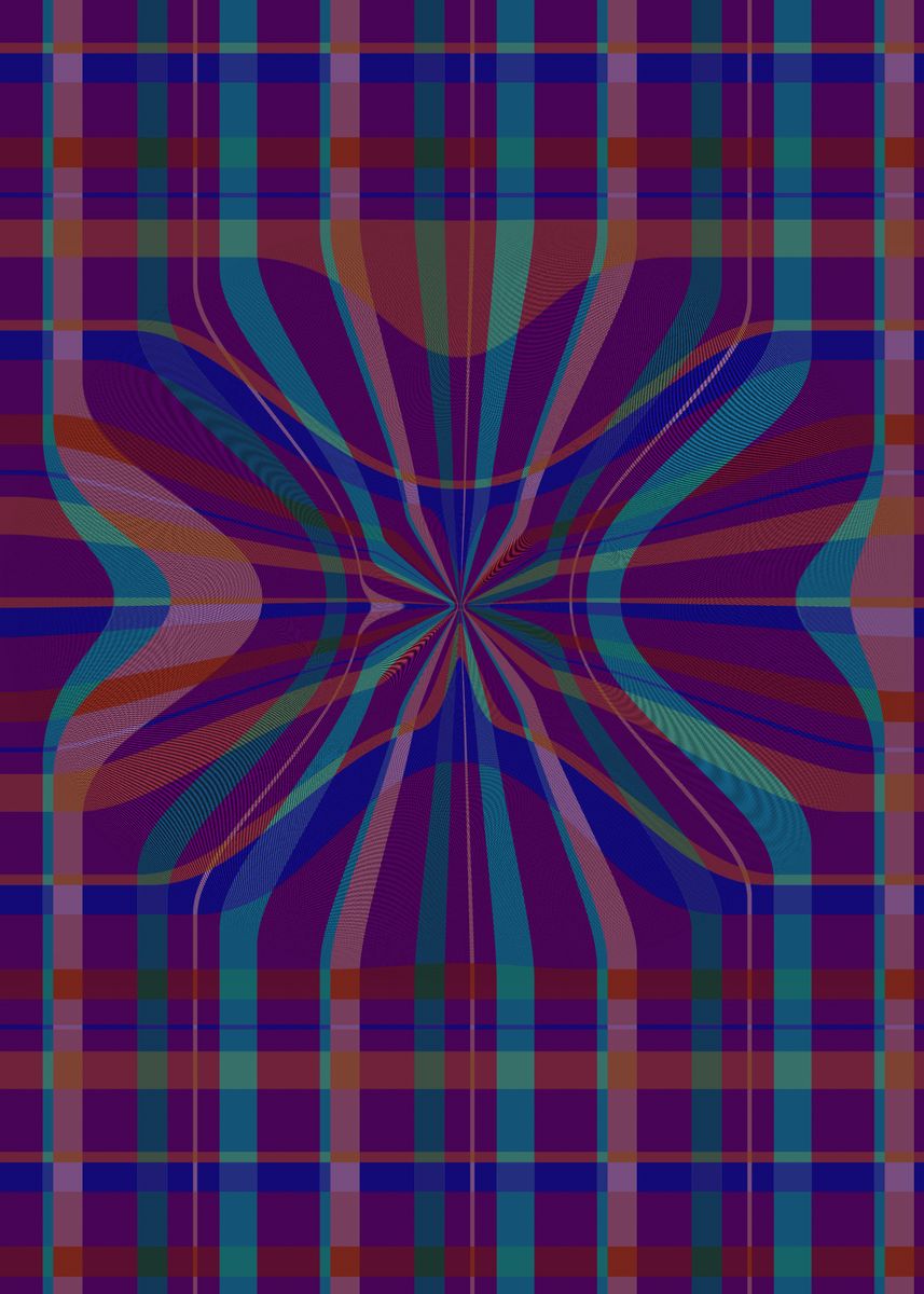 'Distortion' Poster, picture, metal print, paint by Scar Design | Displate