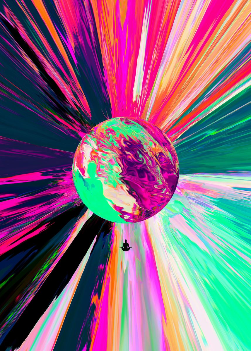 'Abstract digital art' Poster by Dorian Legret | Displate