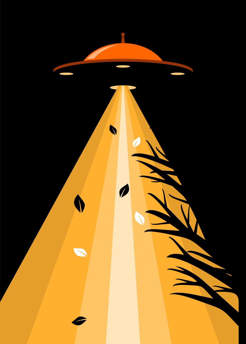 'UFO Invasion' Poster, picture, metal print, paint by Mochamad Arief ...