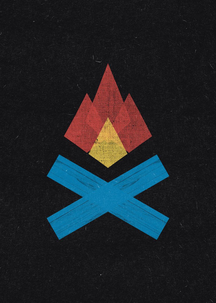 'Campfire' Poster by Rendra Sy | Displate