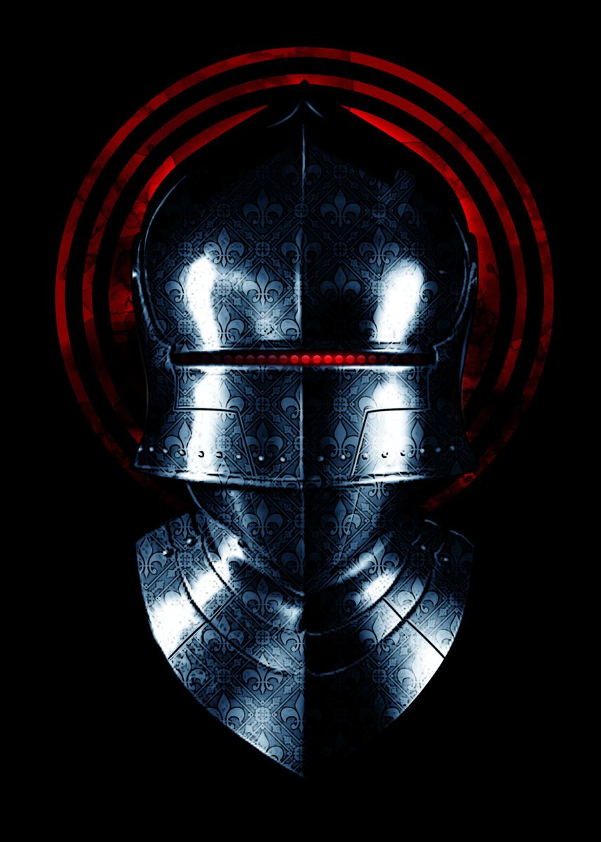 'The Knight ' Poster, picture, metal print, paint by Jay Maninang ...