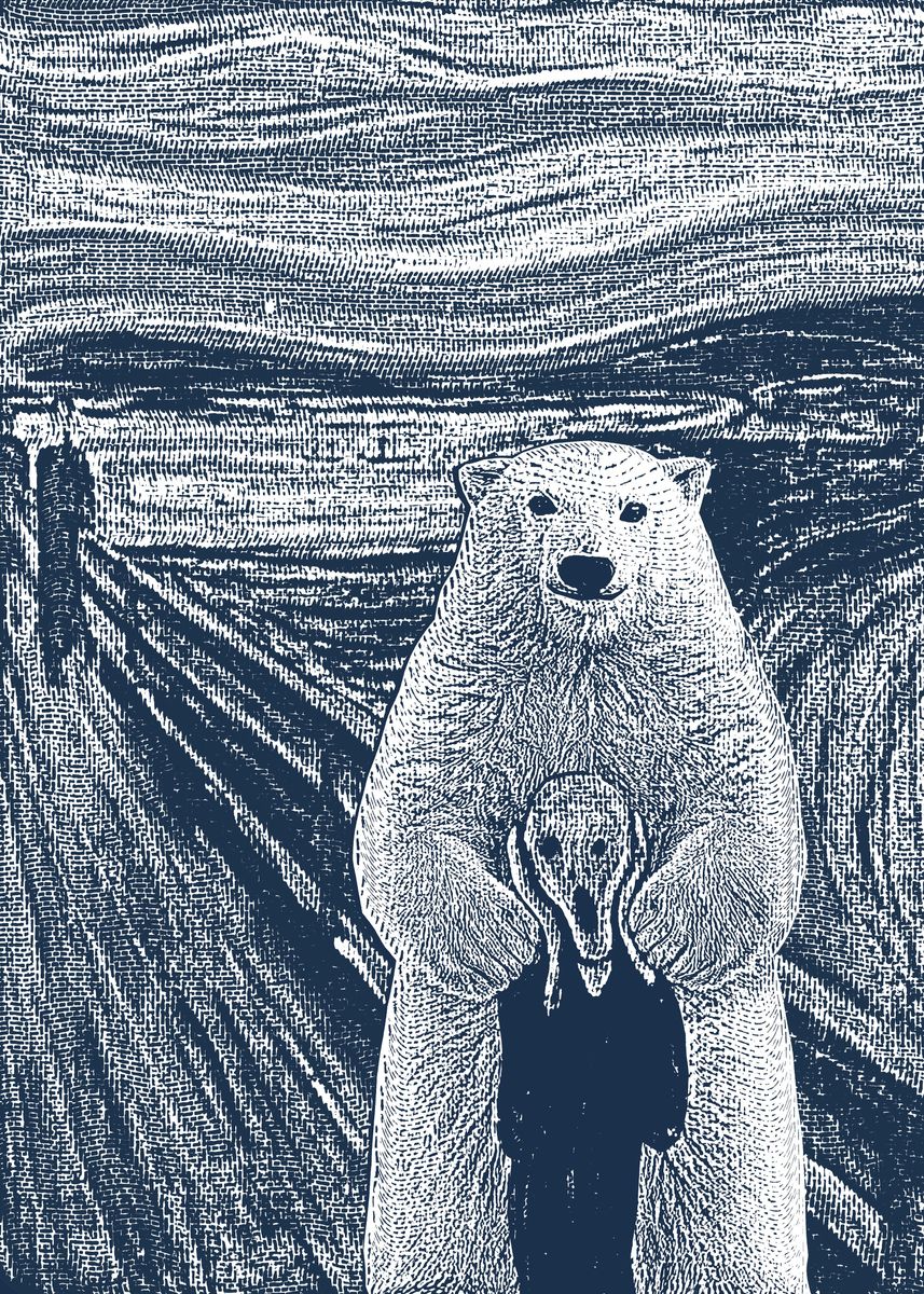 'bear factor... ' Poster by MUSTAFA AKGUL | Displate