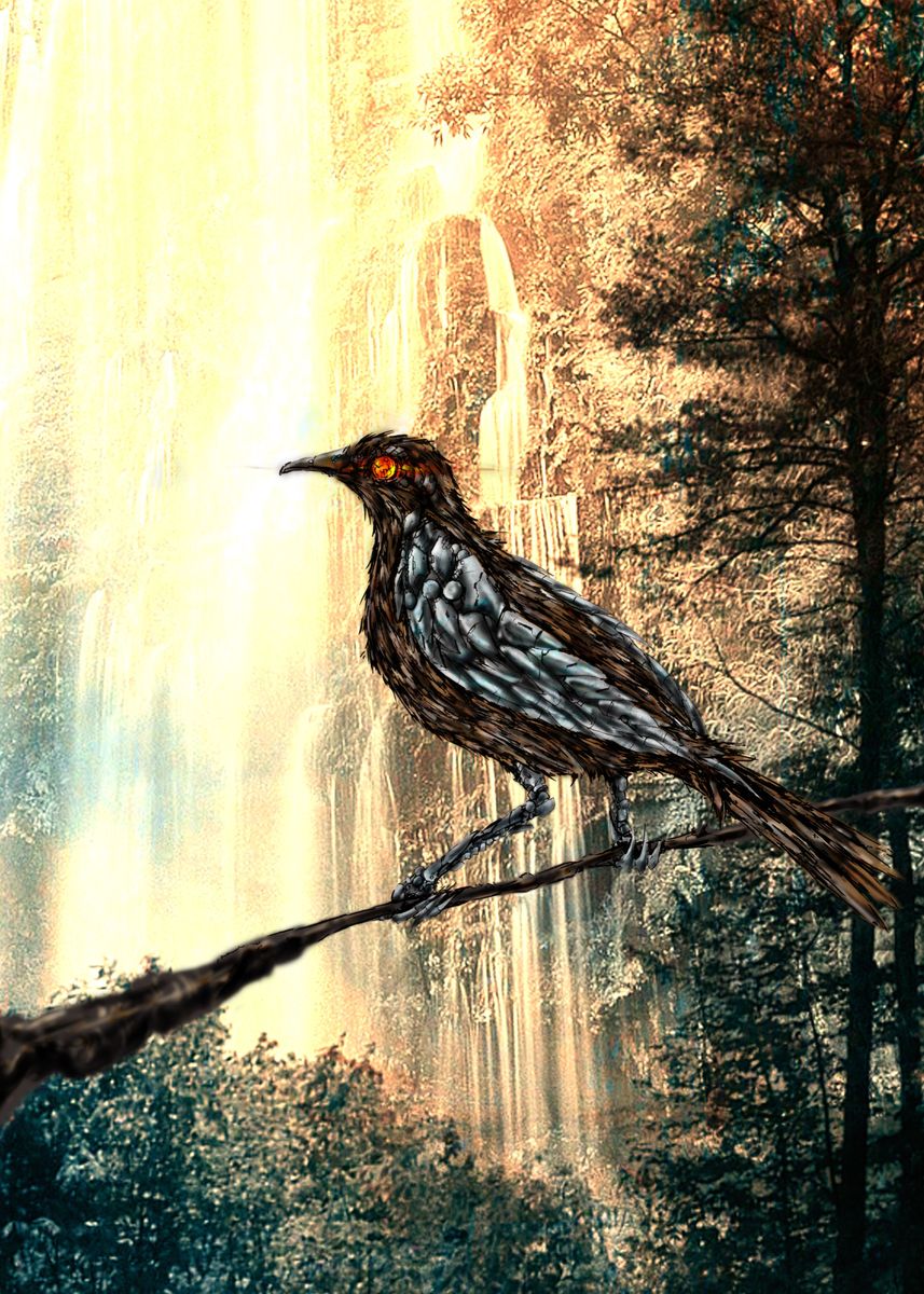 ''Nightingale'' Poster, picture, metal print, paint by Al Santiago ...