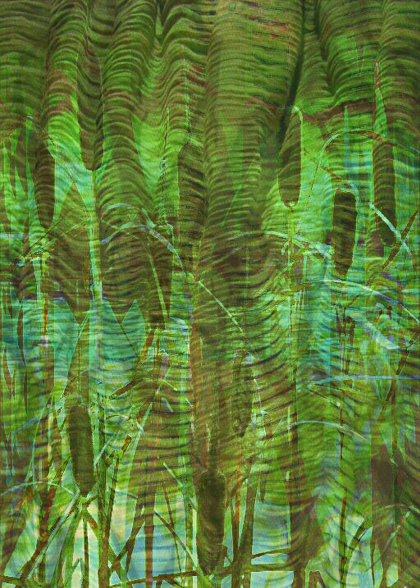 'Blue Reed' Poster by Aurora Art | Displate