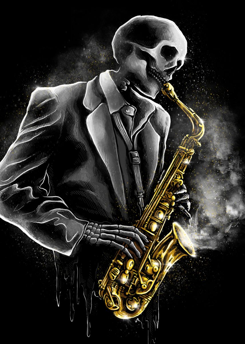 'Death Song' Poster, picture, metal print, paint by Lou Patrick Mackay ...