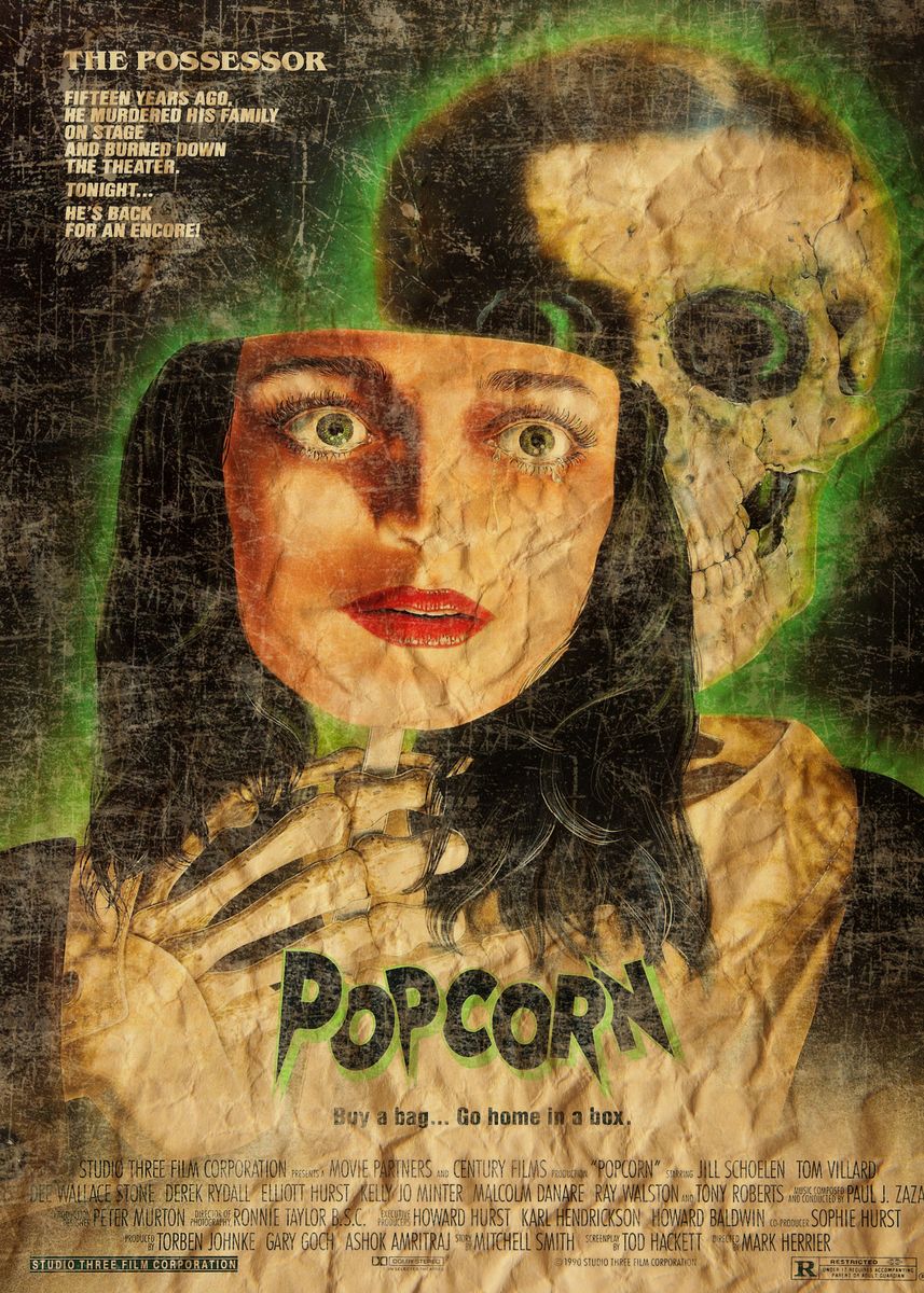 'vintage horror' Poster, picture, metal print, paint by Kayla Ren ...