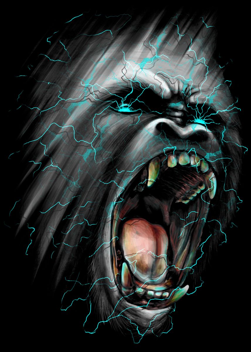 'Shockwave' Poster, picture, metal print, paint by Lou Patrick Mackay ...