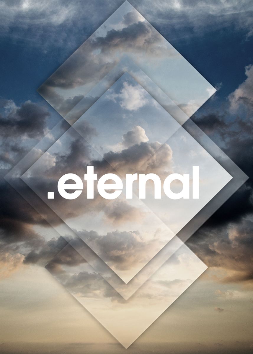 '.eternal' Poster, picture, metal print, paint by turé | Displate