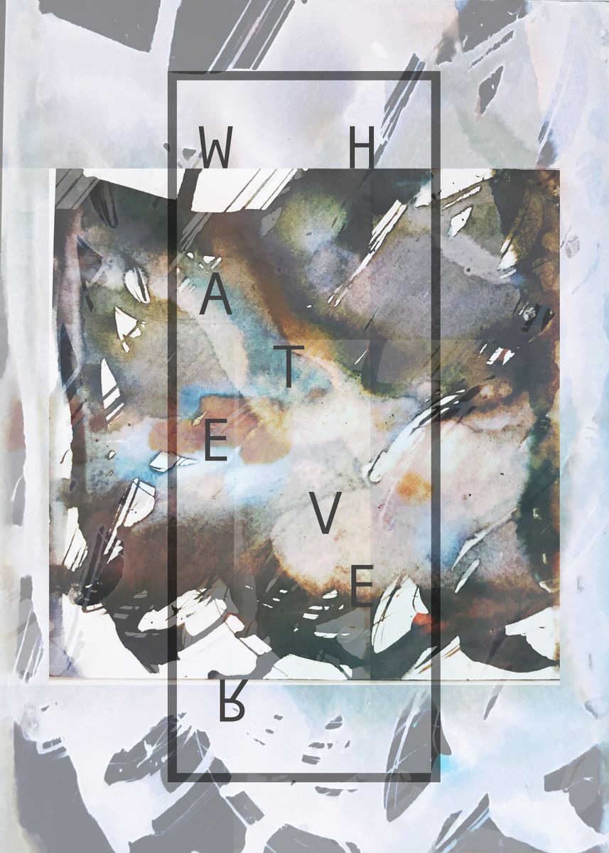 'Typography - Photo Ink on paper' Poster, picture, metal print, paint ...