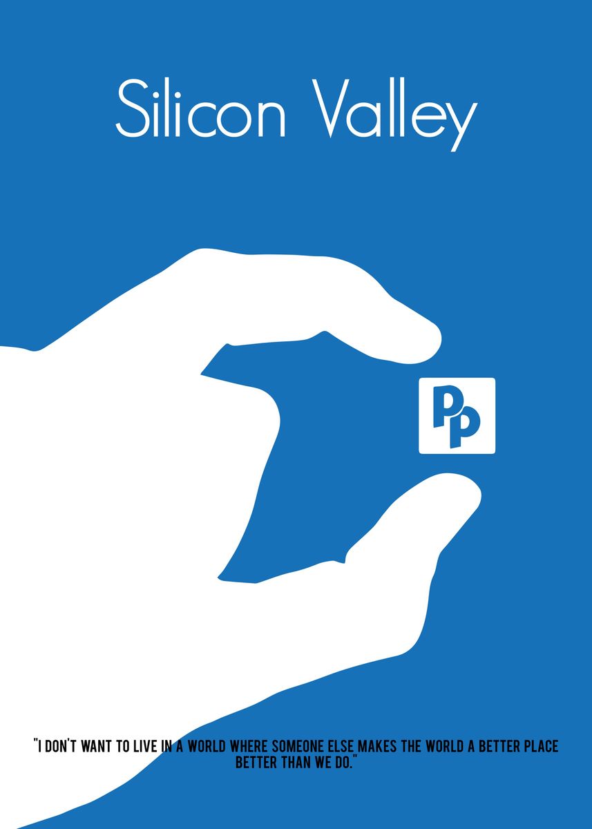 'A minimalist poster for the TV show 'Silicon Valley'.' Poster, picture ...
