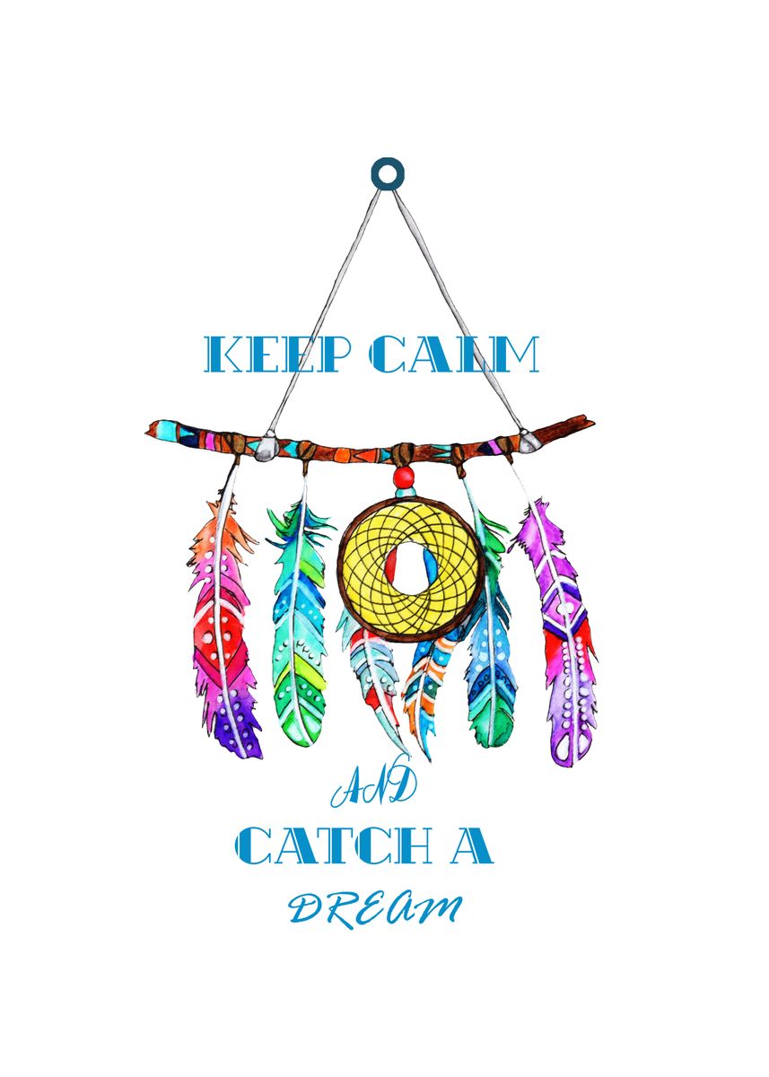 'Catch a Dream' Poster, picture, metal print, paint by Heaven Seven ...