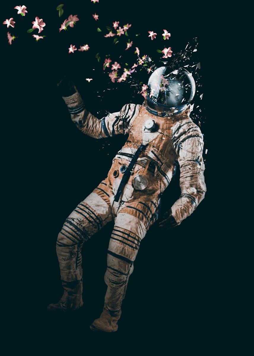 'Shattered ' Poster by seam less | Displate