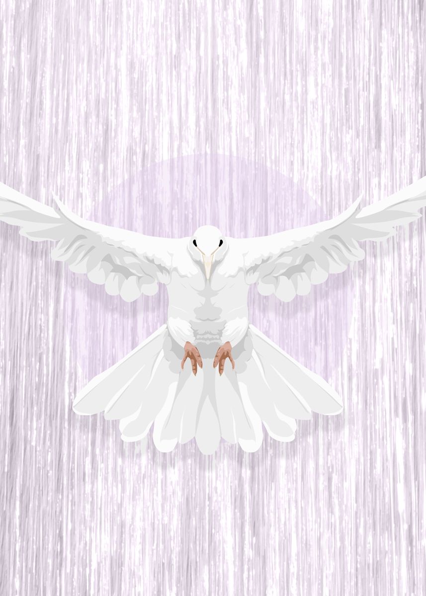 'When Doves Cry' Poster, picture, metal print, paint by Adam Jordan ...