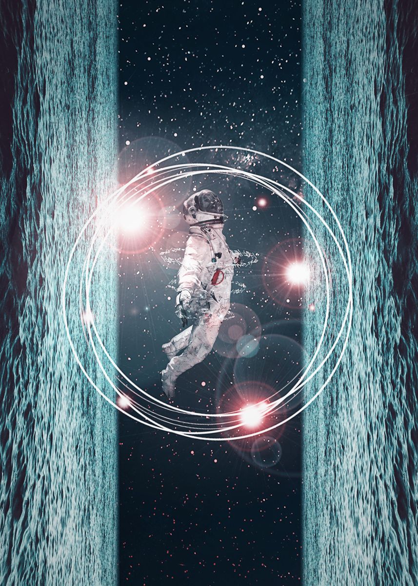 'Parallel' Poster, picture, metal print, paint by seam less | Displate