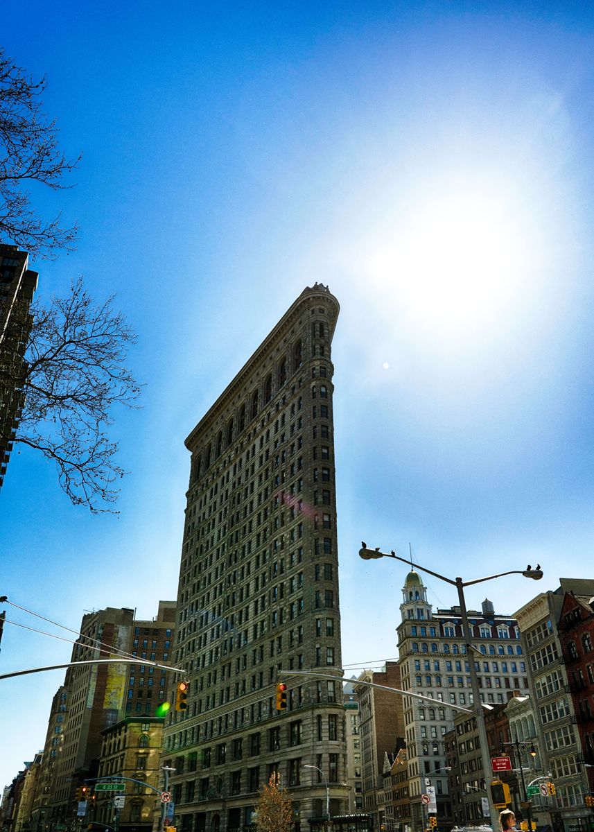 'The Flatiron Building' Poster, picture, metal print, paint by Karol ...