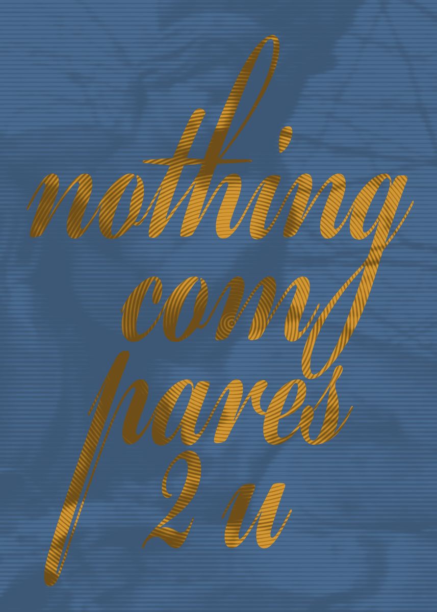 'Nothing Compares 2 U' Poster, picture, metal print, paint by Mod ...