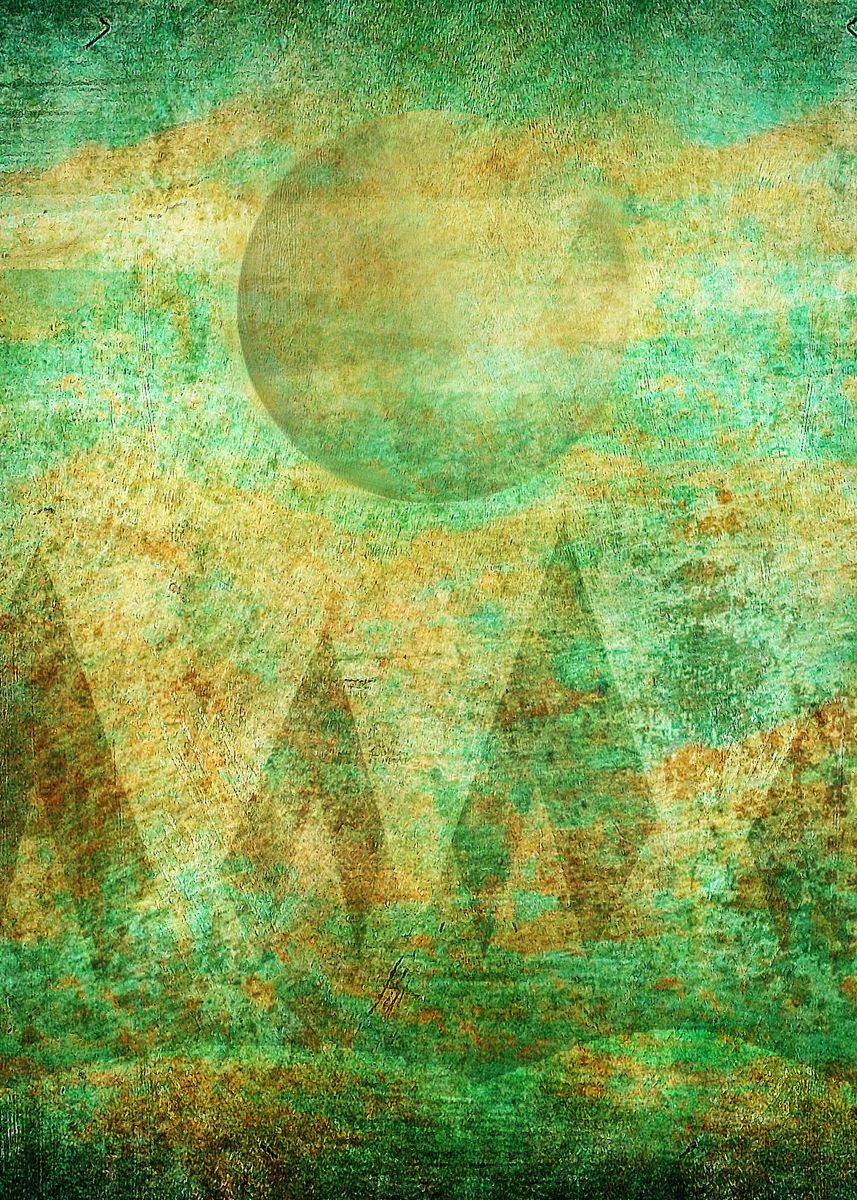 'Emerald' Poster, picture, metal print, paint by Aurora Art | Displate