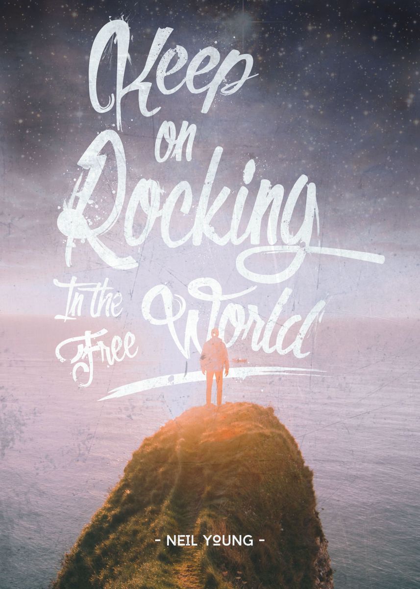 'Keep on Rocking' Poster, picture, metal print, paint by Colo Art ...