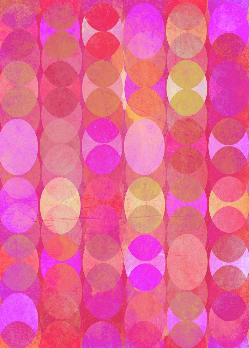 'MULTITUDES IN RED' Poster by MIRIMO design | Displate