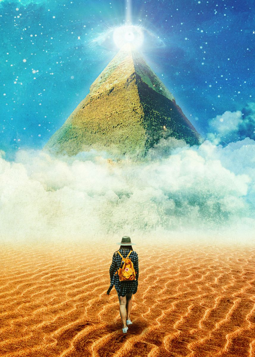 'Inner Guidance' Poster, picture, metal print, paint by seam less ...