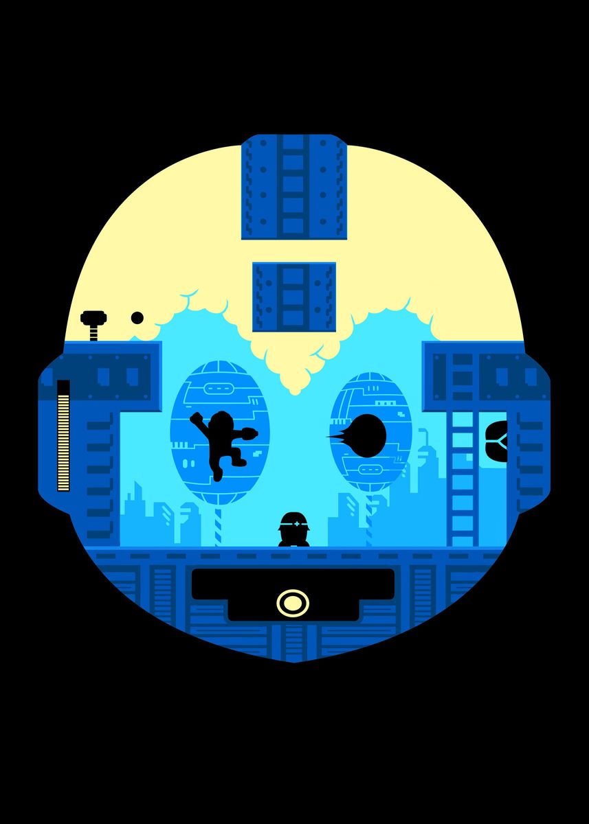 'Retro Game Robot' Poster, picture, metal print, paint by vp trinidad ...