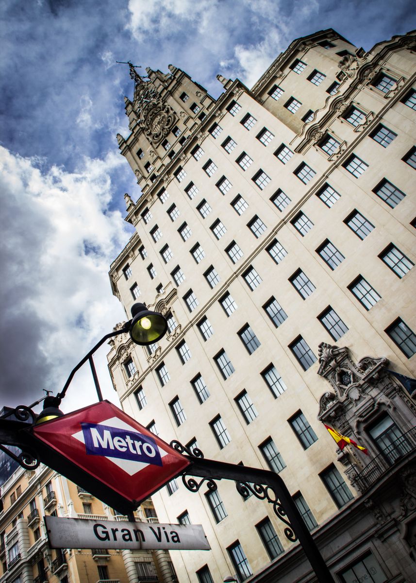 'Gran Vía' Poster, picture, metal print, paint by Mariale ...