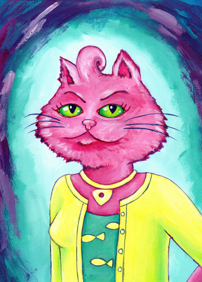 'Princess Carolyn' Poster by Katie Clark | Displate