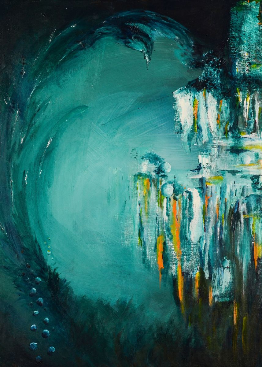 'Calypso' Poster, picture, metal print, paint by Sherri Hanna | Displate