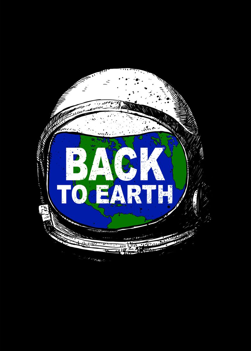 'Back to earth' Poster, picture, metal print, paint by Tofan barmalisi ...