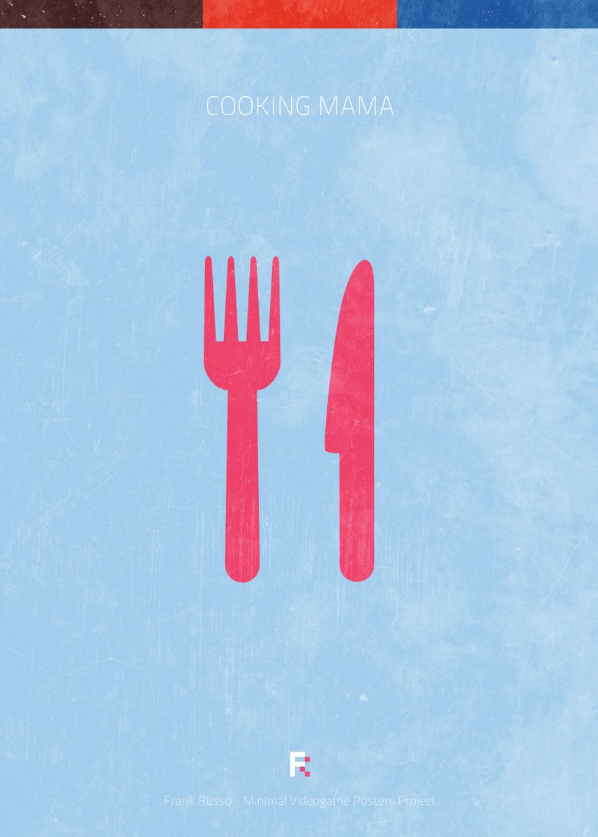 'Cooking Mama. Miminal Videogame Poster.' Poster, picture, metal print ...