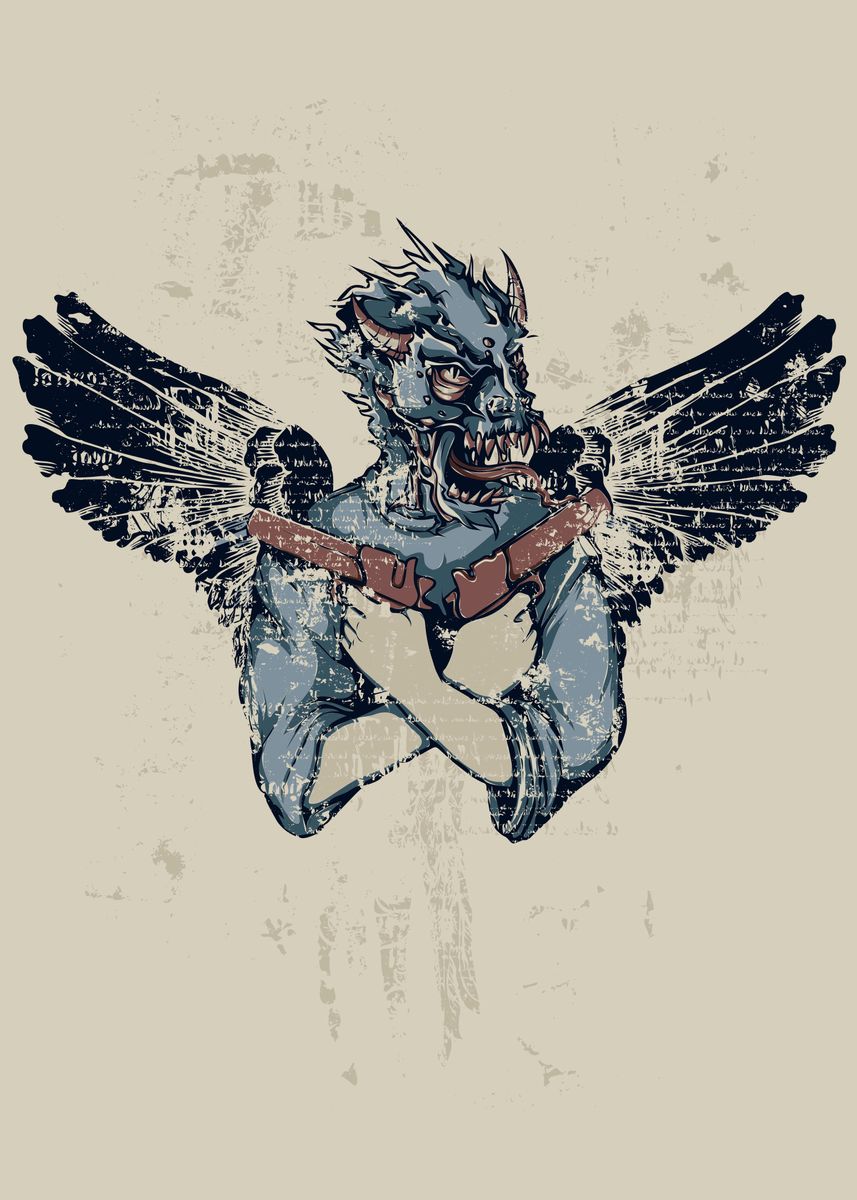 'Armed Demon' Poster by MaNia Creations | Displate