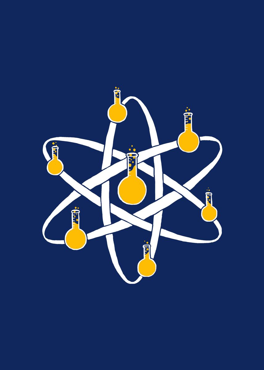 'Atomic Tube' Poster, picture, metal print, paint by Erik Sandi Satresa ...