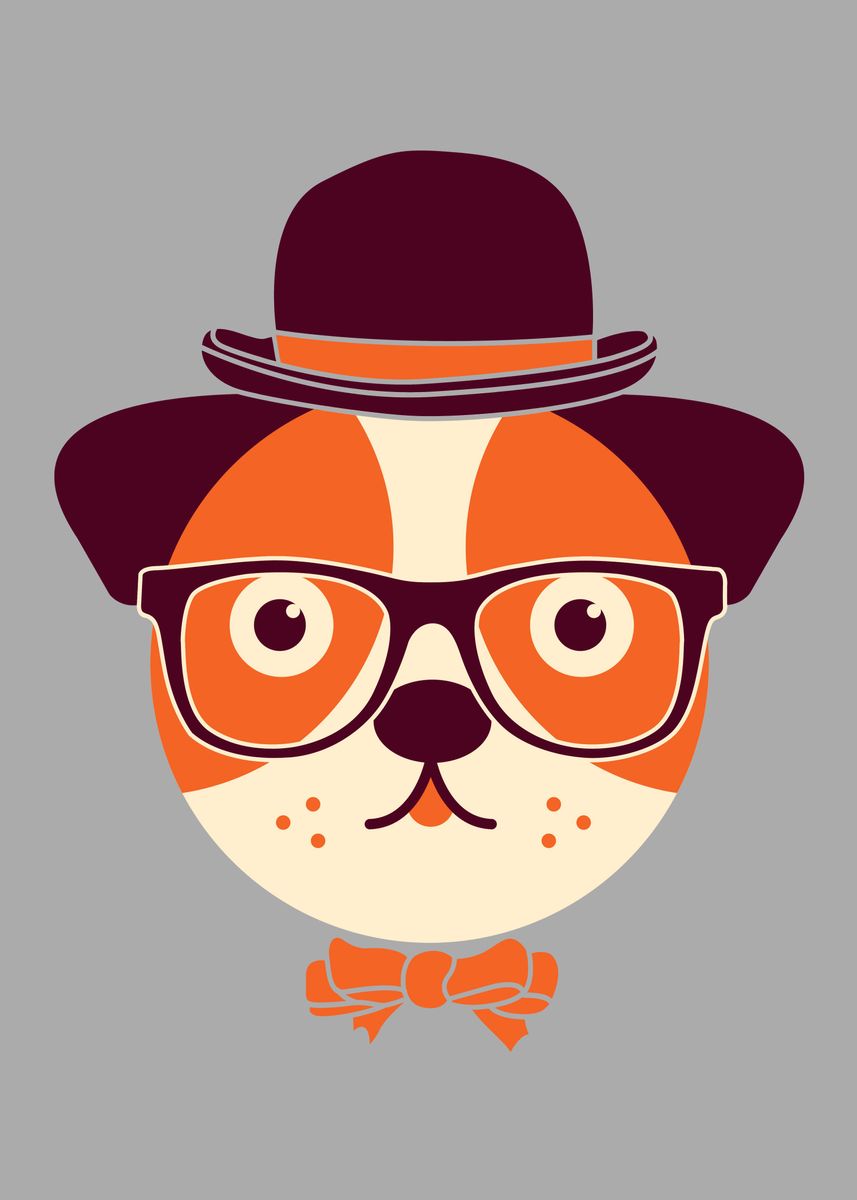 'Hype Dog' Poster by Erik Sandi Satresa | Displate