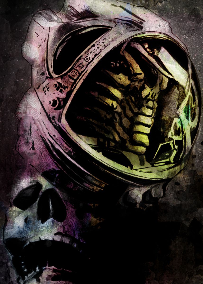 'Alien' Poster, picture, metal print, paint by Jeremy Scott | Displate