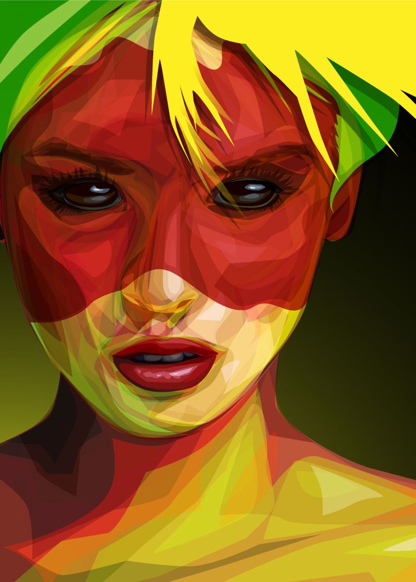 'ira' Poster, picture, metal print, paint by coimaxx | Displate